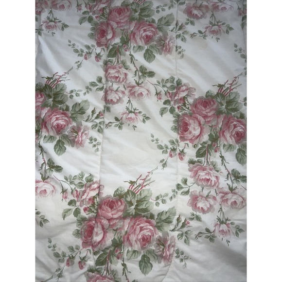 Laura Ashley | Bedding | Laura Ashley Twin Reversible Floral Cabbage ...